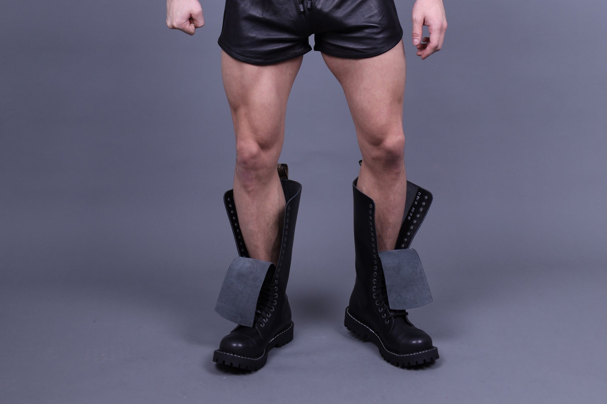 Shop Black Fetish Leather Boots at MR. Riegillio