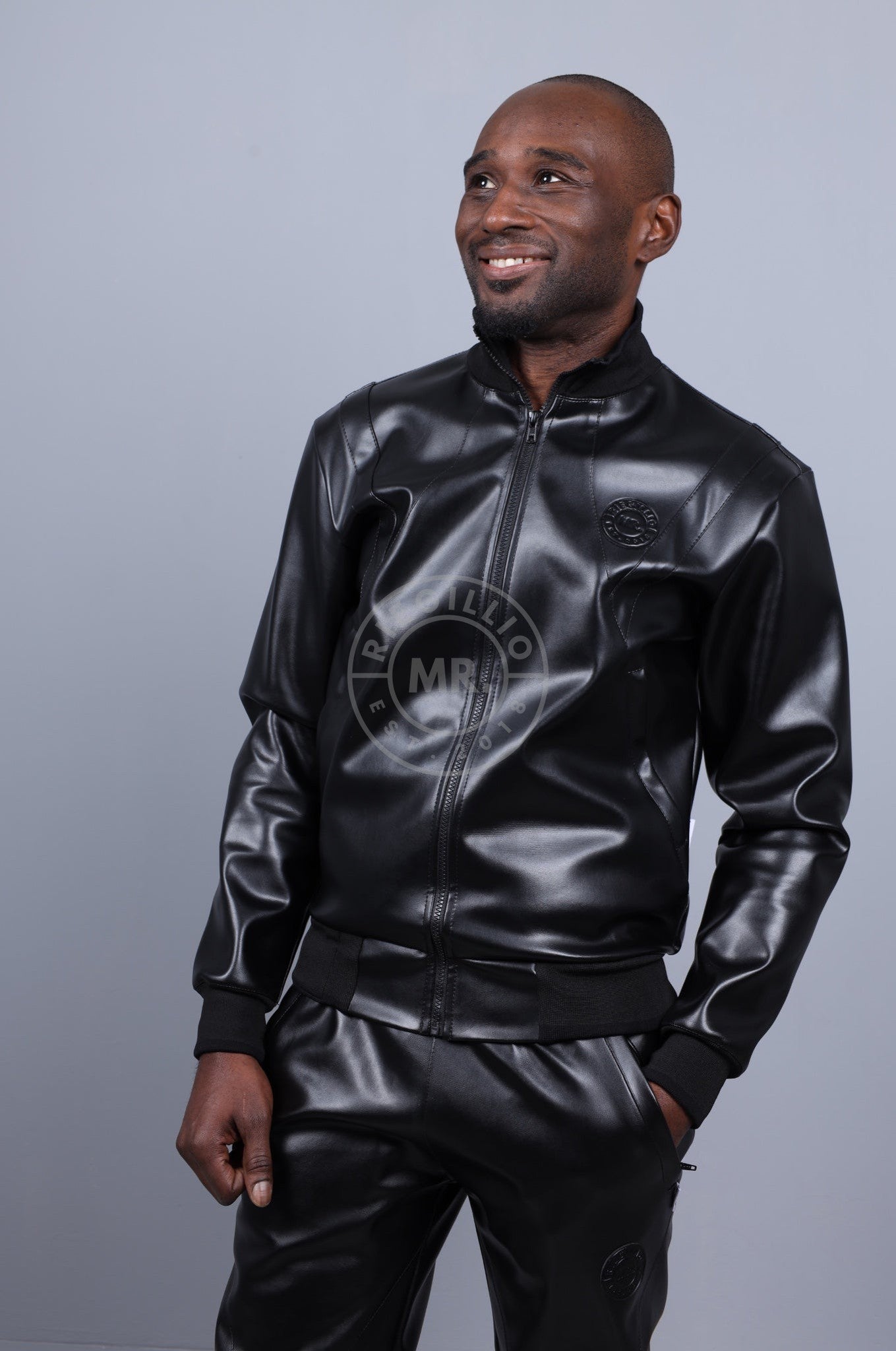 MR. 24 Tracksuit Jacket - Black by MR. Riegillio