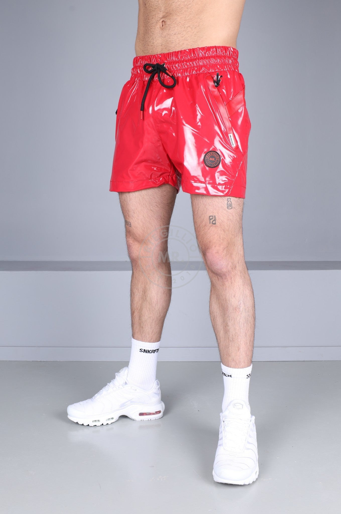 PVC 24 Tracksuit Short – Red by MR. Riegillio