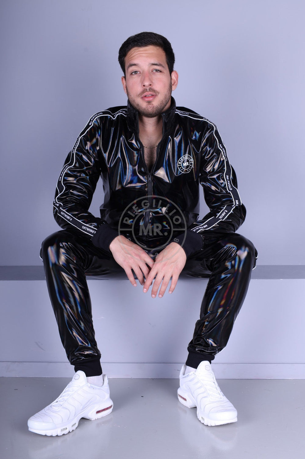 Shop shiny PVC jackets. PVC Fetish gear | MR. Riegillio