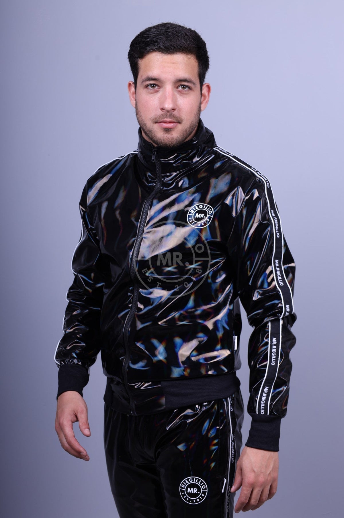 Shop shiny PVC jackets. PVC Fetish gear | MR. Riegillio