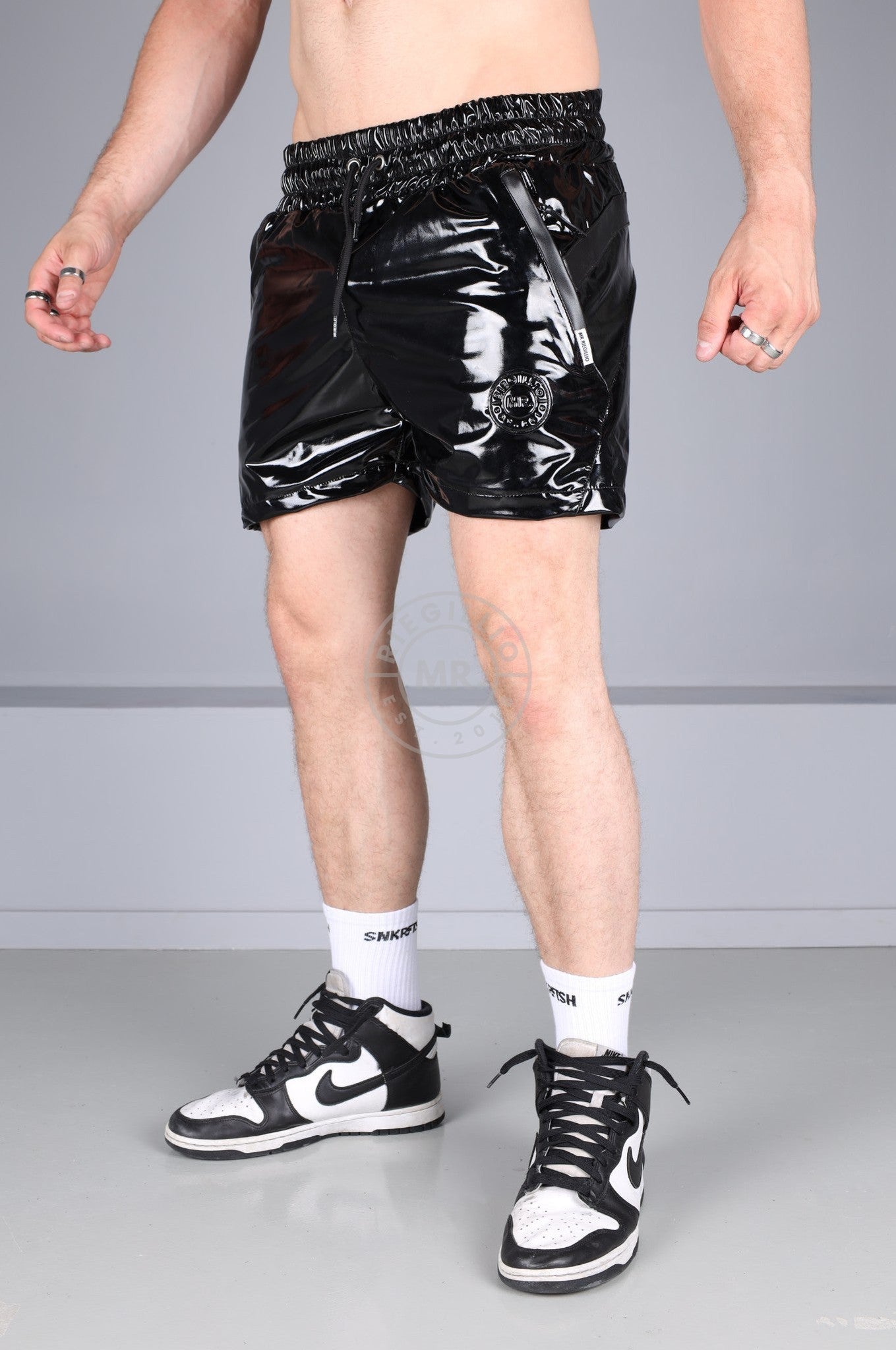 PVC 24 Tracksuit Short – Black by MR. Riegillio
