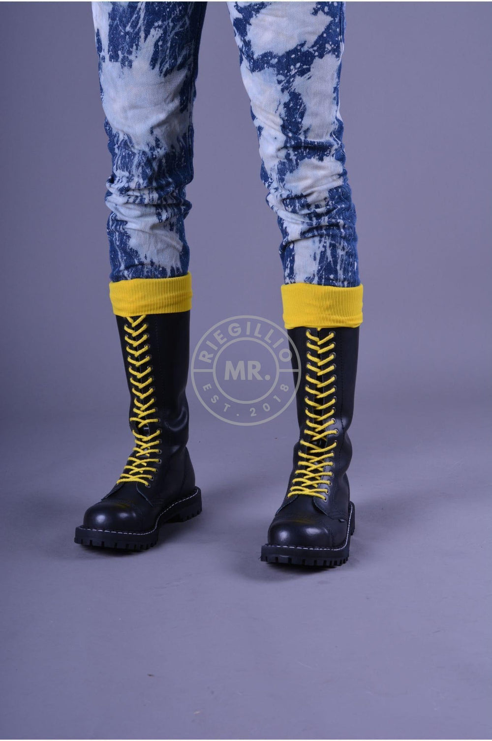 Shop Black Fetish Leather Boots at MR. Riegillio