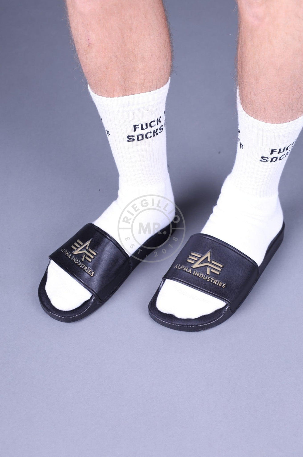 Shop tall black fetish boots at MR. Riegillio